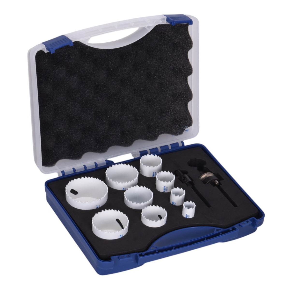 13-Piece Shark Tooth Bi-Metal Hole Saw Set | Cuts Metal, Wood, & More ...