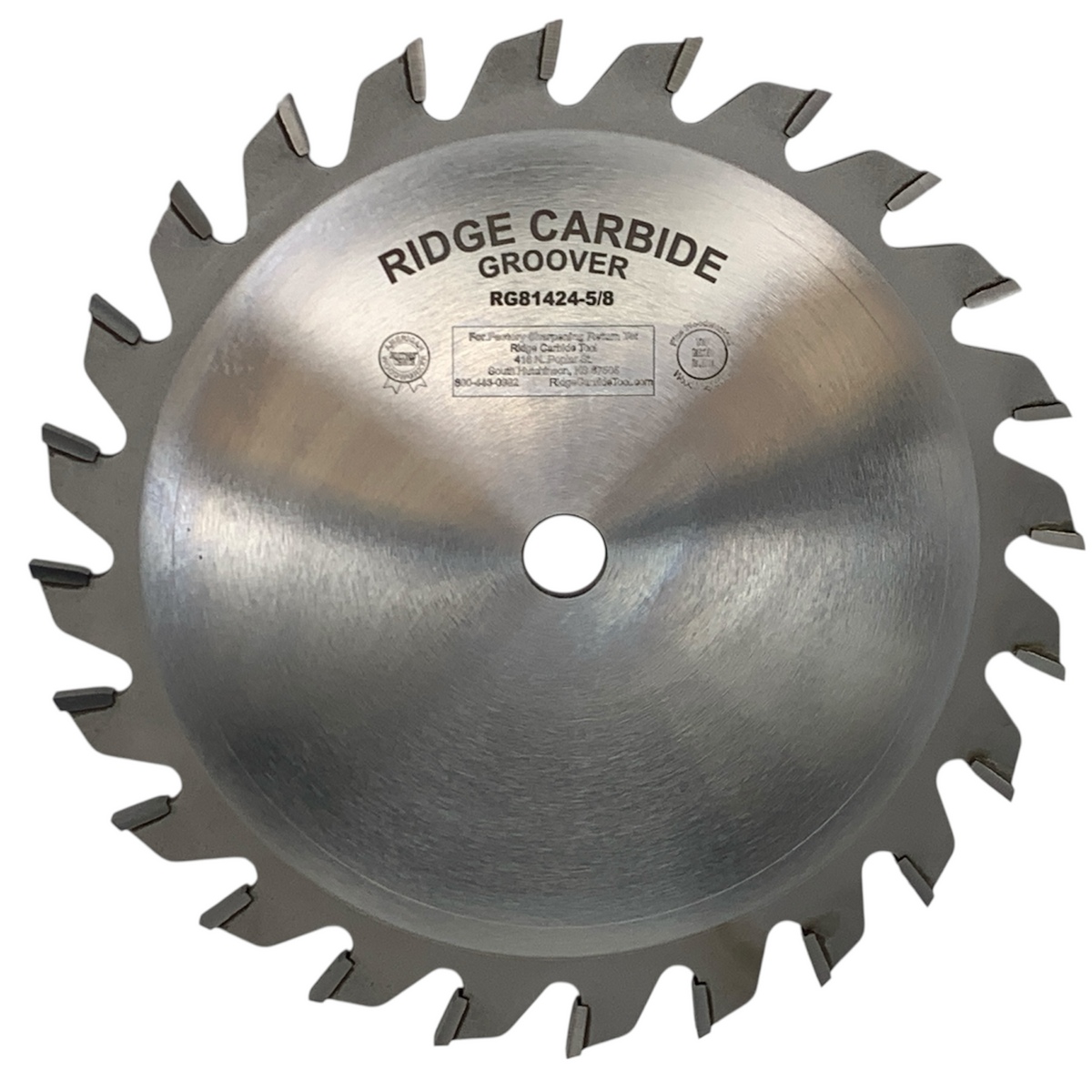 8" x 1/4" Kerf x 24T STR Groover Saw Blade – Ridge Carbide Tool