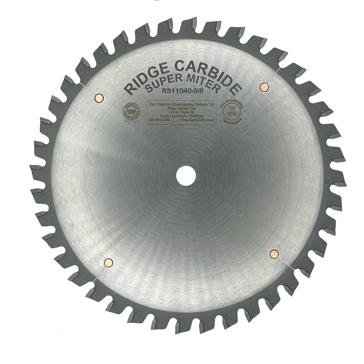10" X 40T Cross-Cutting Miter / Radial Saw Blade for Wood (RS1000-AR 4 ...