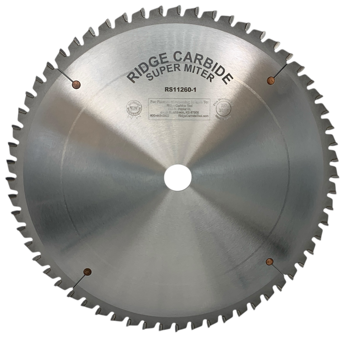 12" X 60T Cross-Cutting Miter / Radial Saw Blade for Wood (RS1000-AR 4 ...