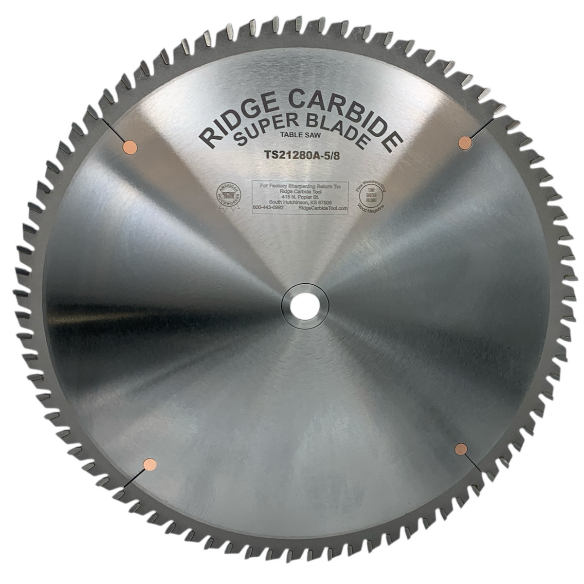 12" X 80T Cross Cutting Table Saw Blade for Wood (TS2000-AR 4+1 ...