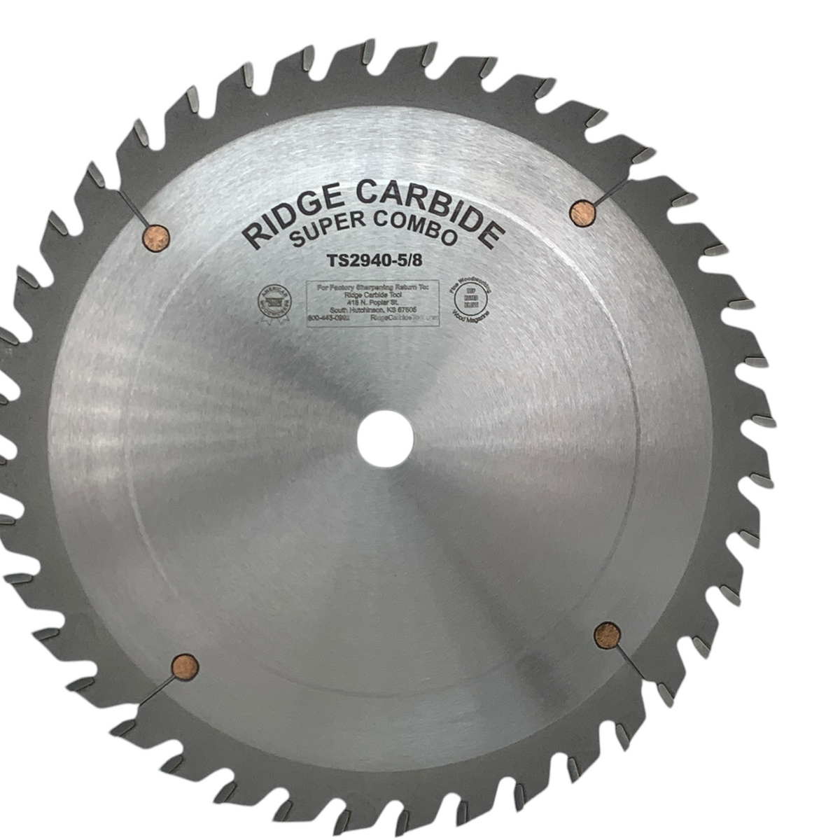 9" X 40T Rip and Cross Cutting Table Saw Blade for Wood (TS2000-AR 4+1 ...