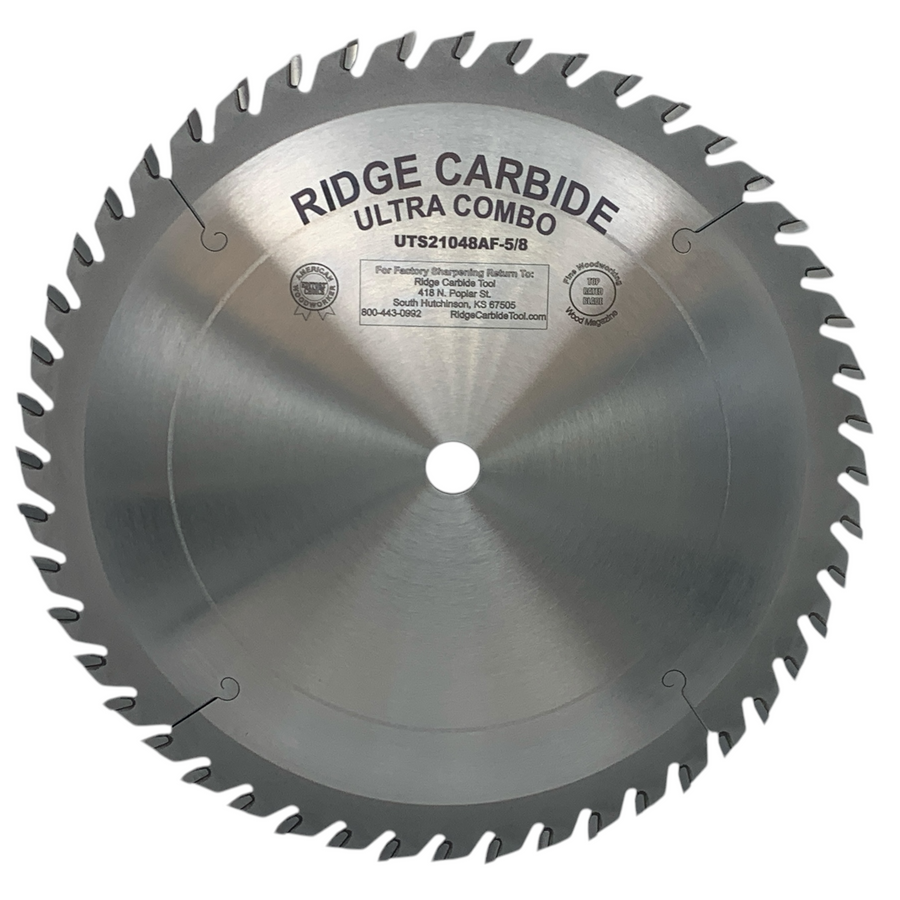 Premium Carbide Saw Blades & Dado Sets | Ridge Carbide Tool