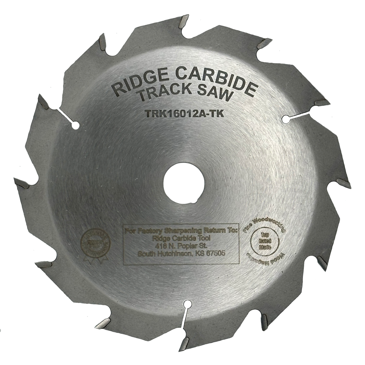 160mm x 12T ATB 20mm +20 1.2/1.8 THIN KERF Track Saw Rip Blade – Ridge ...